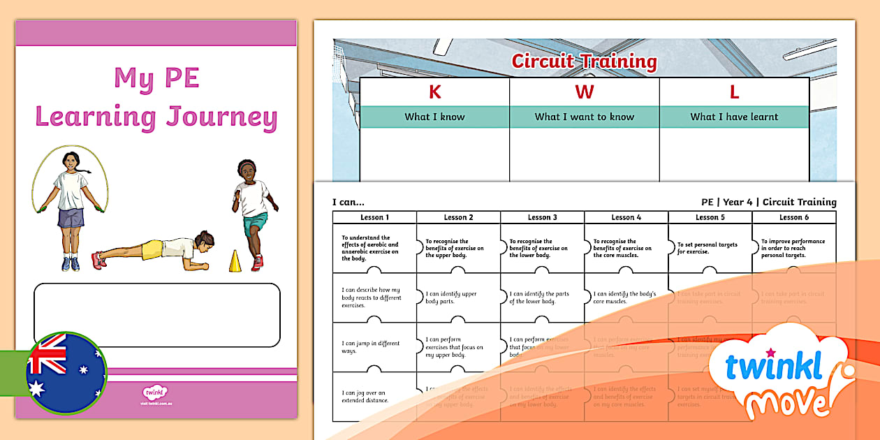 Move PE Year 4 Circuit Training: Assessment Pack - Twinkl