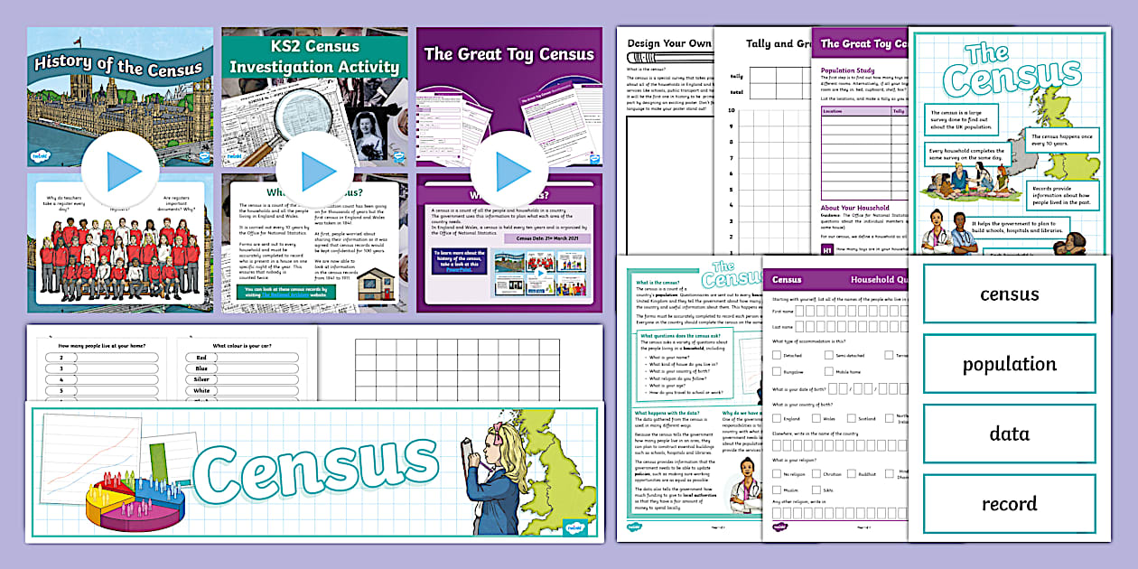 Census Resource Pack (teacher made) - Twinkl