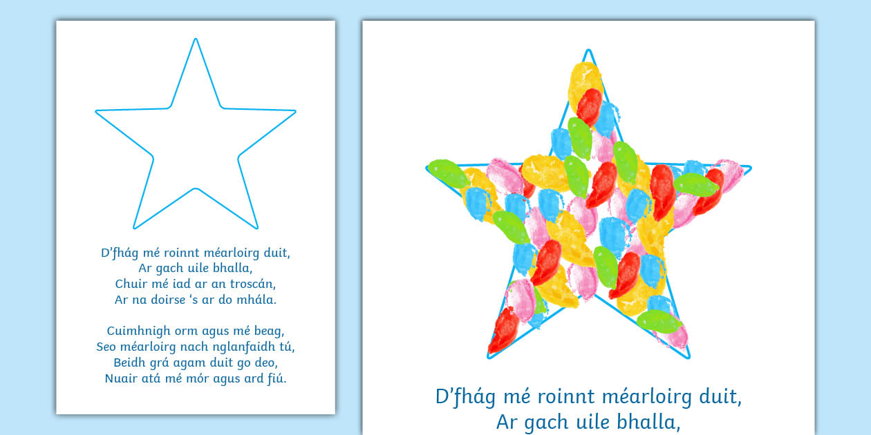 Postaer do Lá na nAithreacha (Hecho por educadores)