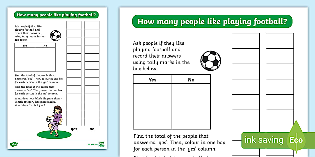 Football Block Diagram Activity Sheet (teacher made)