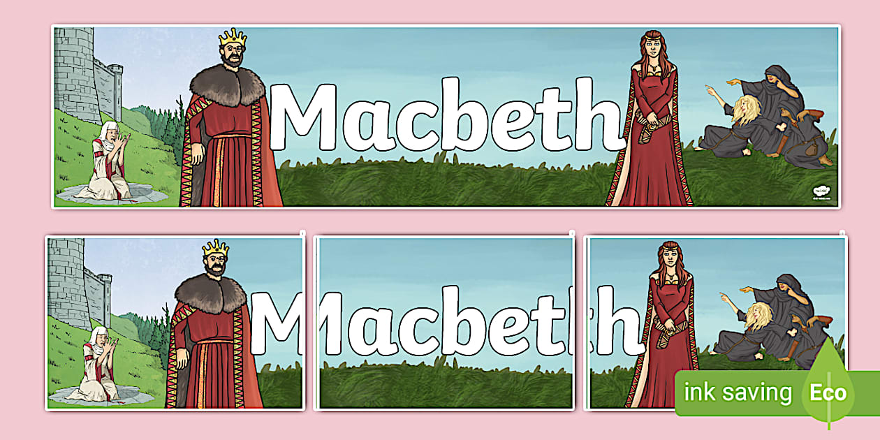 Macbeth Display Banner (teacher made) - Twinkl