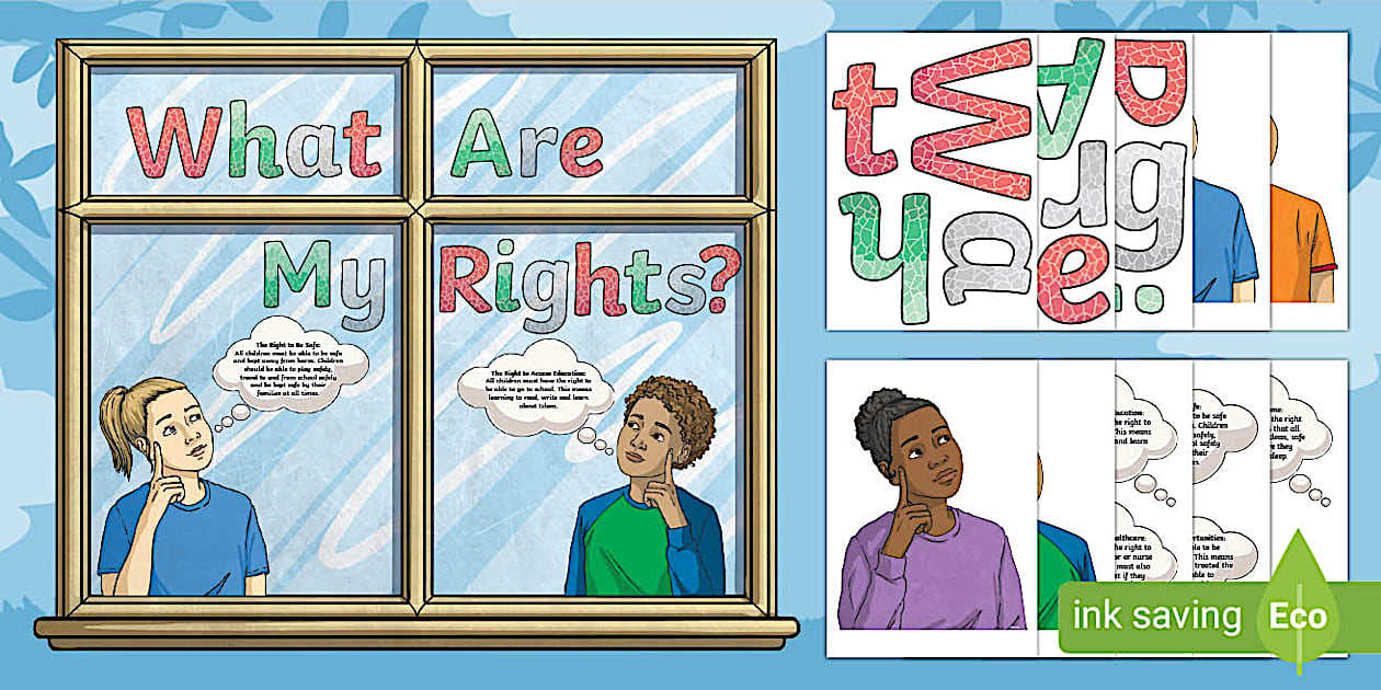 Emirati Children's Day What are my rights? Window Display