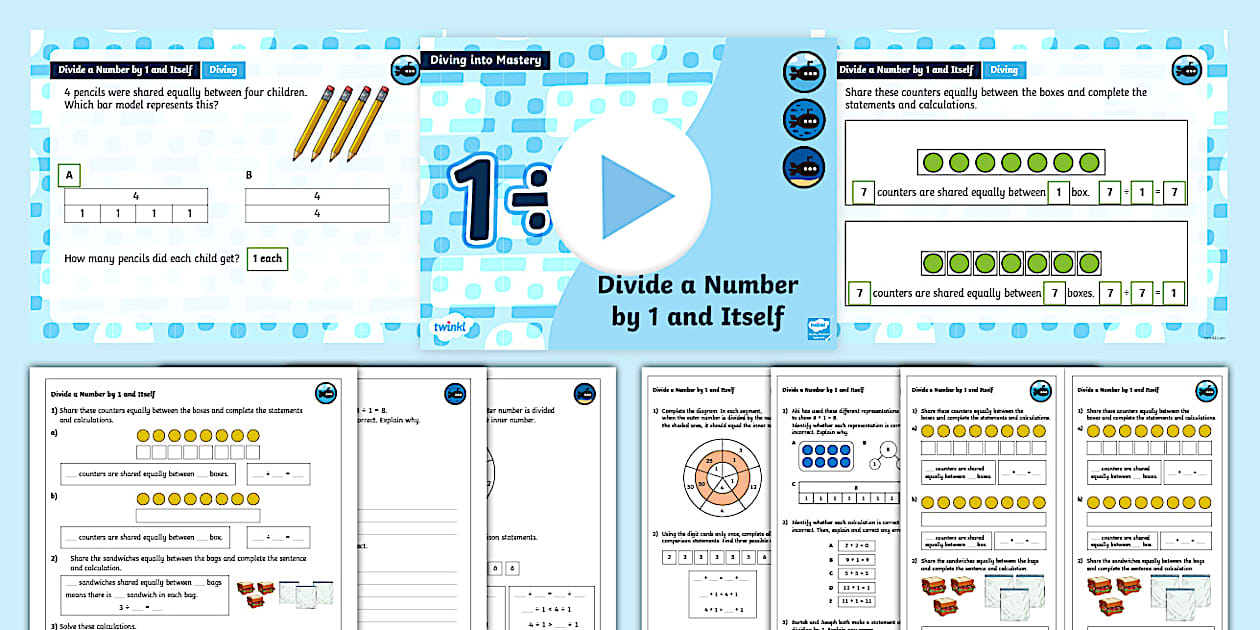 👉 White Rose Maths Compatible Year 4 Division Worksheets