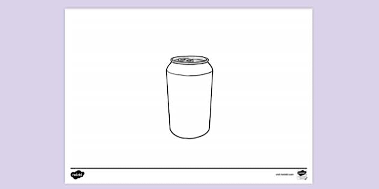 Can Colouring | Colouring Sheets (teacher made) - Twinkl