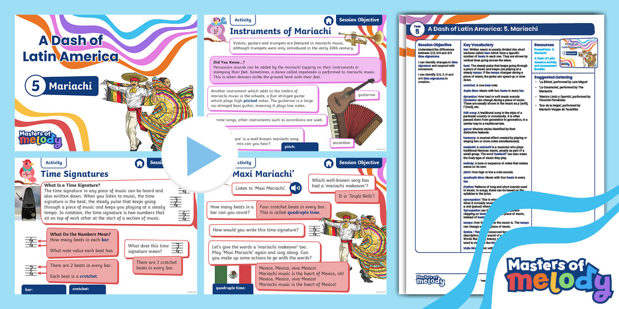 👉 Year 5 A Dash of Latin America - Session 5