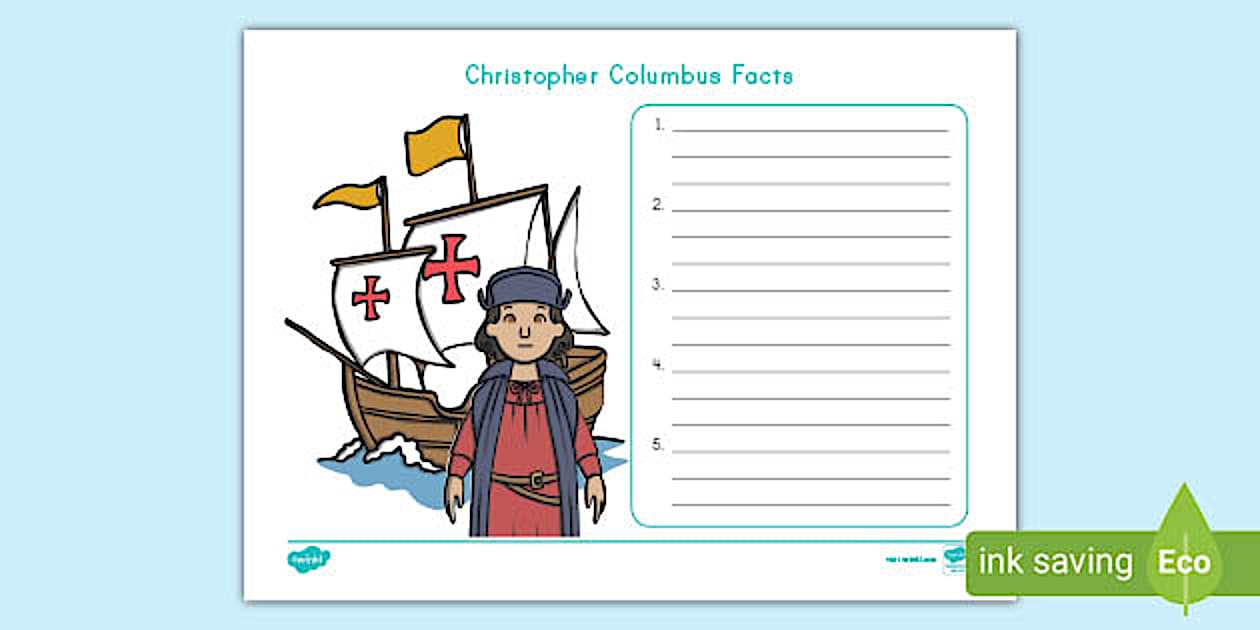 Christopher Columbus PDF Worksheet | History Resource