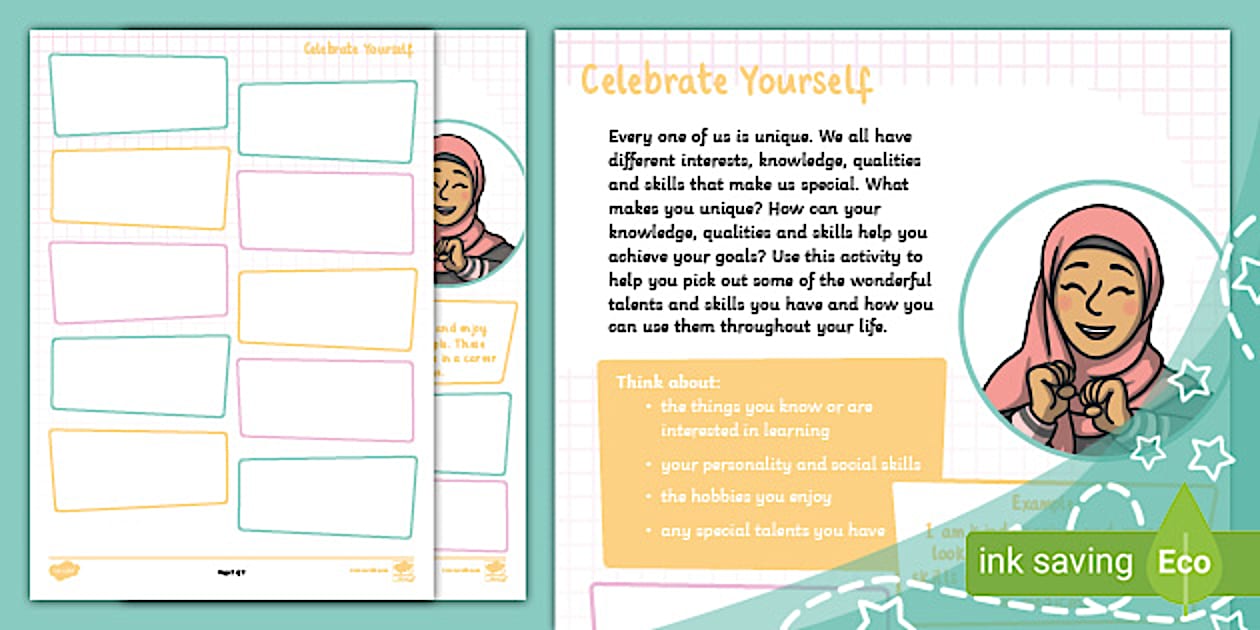 Celebrate Yourself (teacher made) - Twinkl