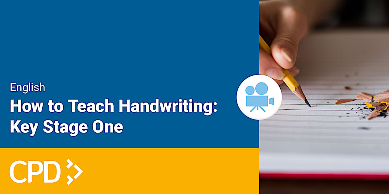 How to Teach Handwriting: Key Stage One CPD Video - Twinkl