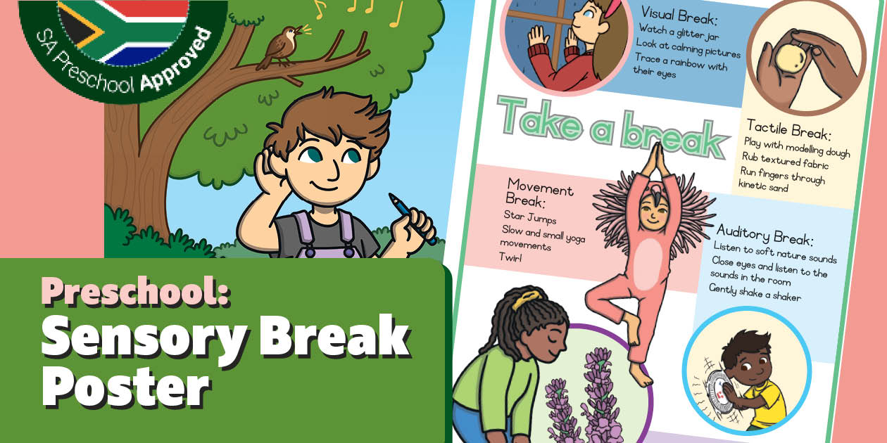 Preschool: Sensory Break Poster