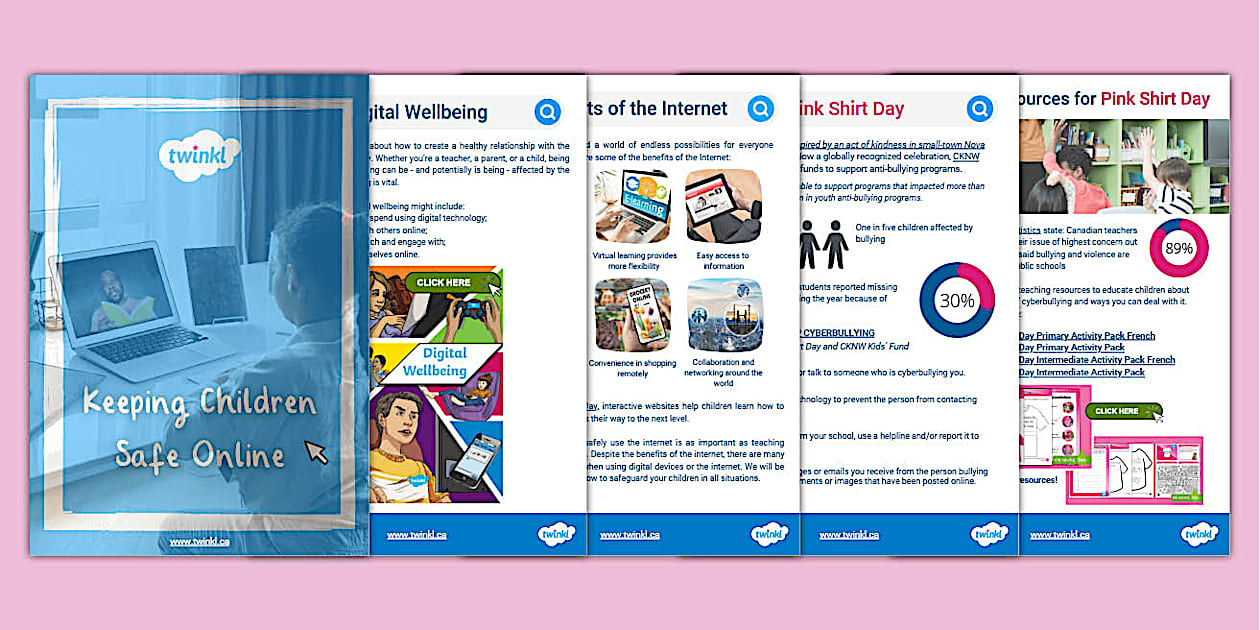 Online Safety for Kids | Canadian Guidebook (teacher made)