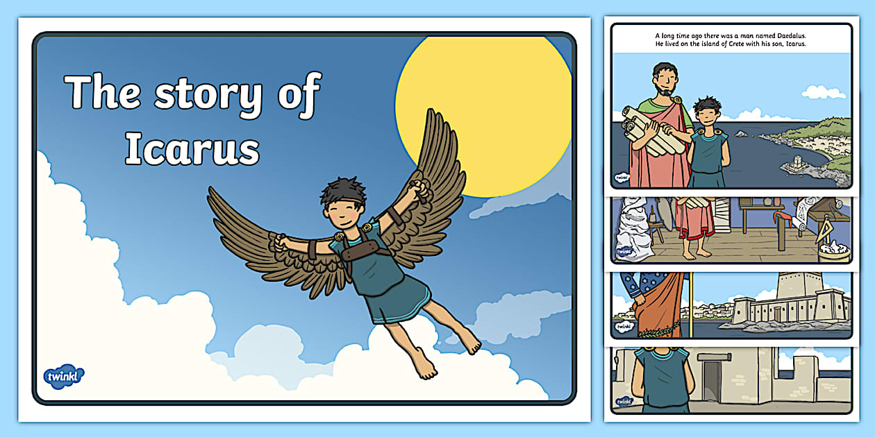 Icarus Story (Teacher-Made) - Twinkl