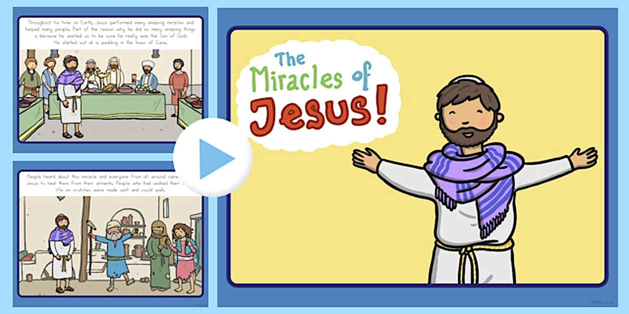 Jesus Miracles PowerPoint | Christian Education | Twinkl USA