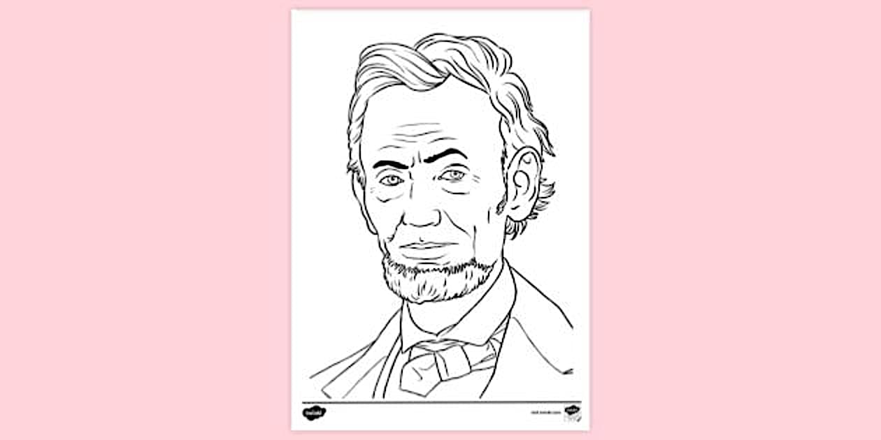 Abraham Lincoln Colouring | Colouring Sheets (teacher made)