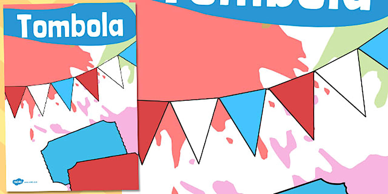 Tombola Poster Template | Fundraising Resources | Twinkl