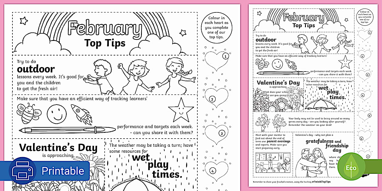 Top Tips for New Teachers - February (teacher made) - Twinkl