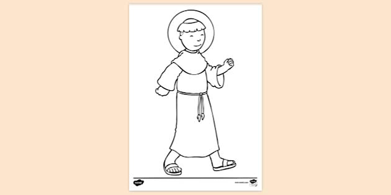 Young David Walking Colouring | Colouring Sheets - Twinkl