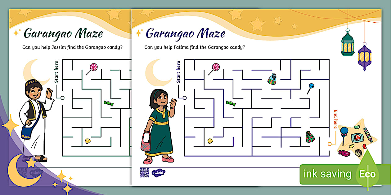Garangao Maze (Teacher-Made) - Twinkl