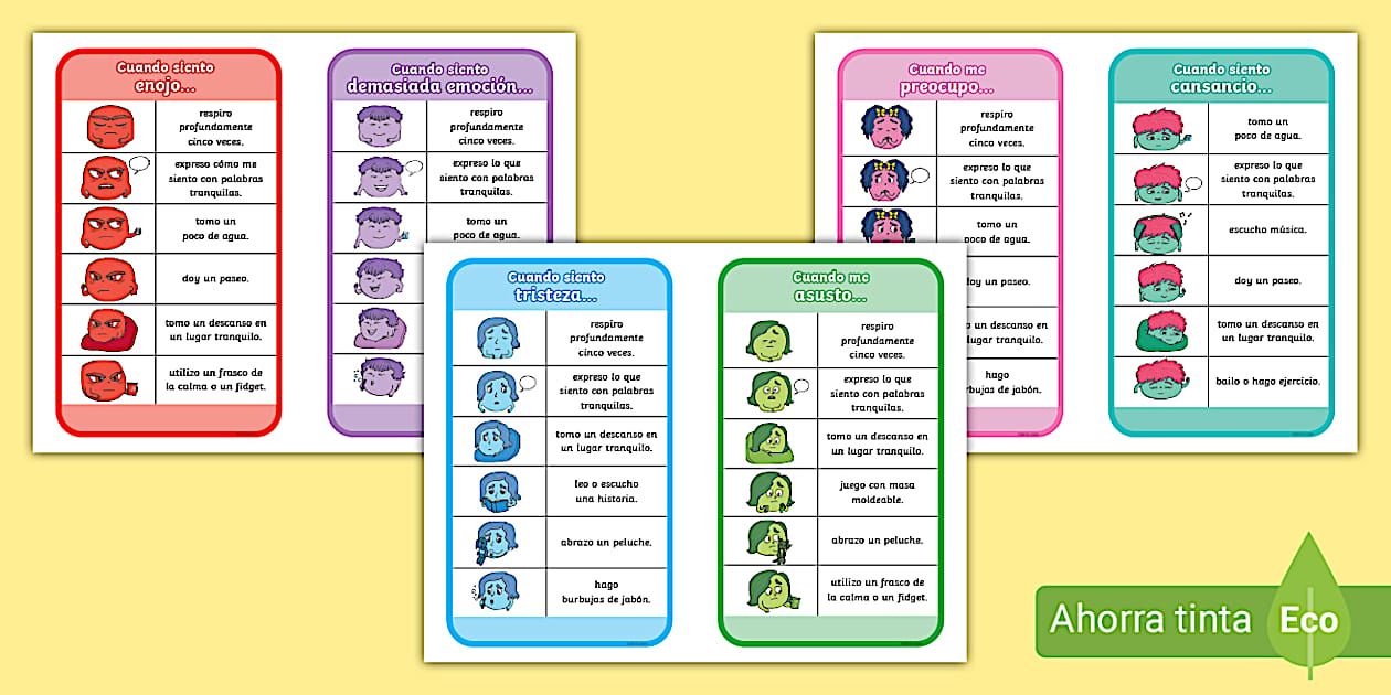 Regulación emocional - monstruos de las emociones - Twinkl