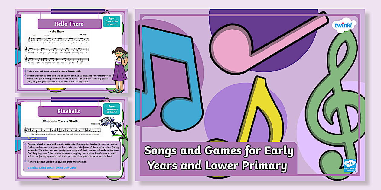 Songs and Games for Early Years and Lower Primary - Twinkl