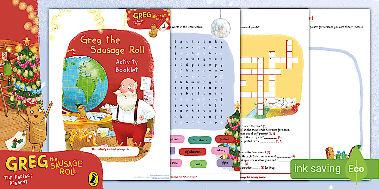 FREE! - Greg the Sausage Roll: Activity Booklet - Twinkl