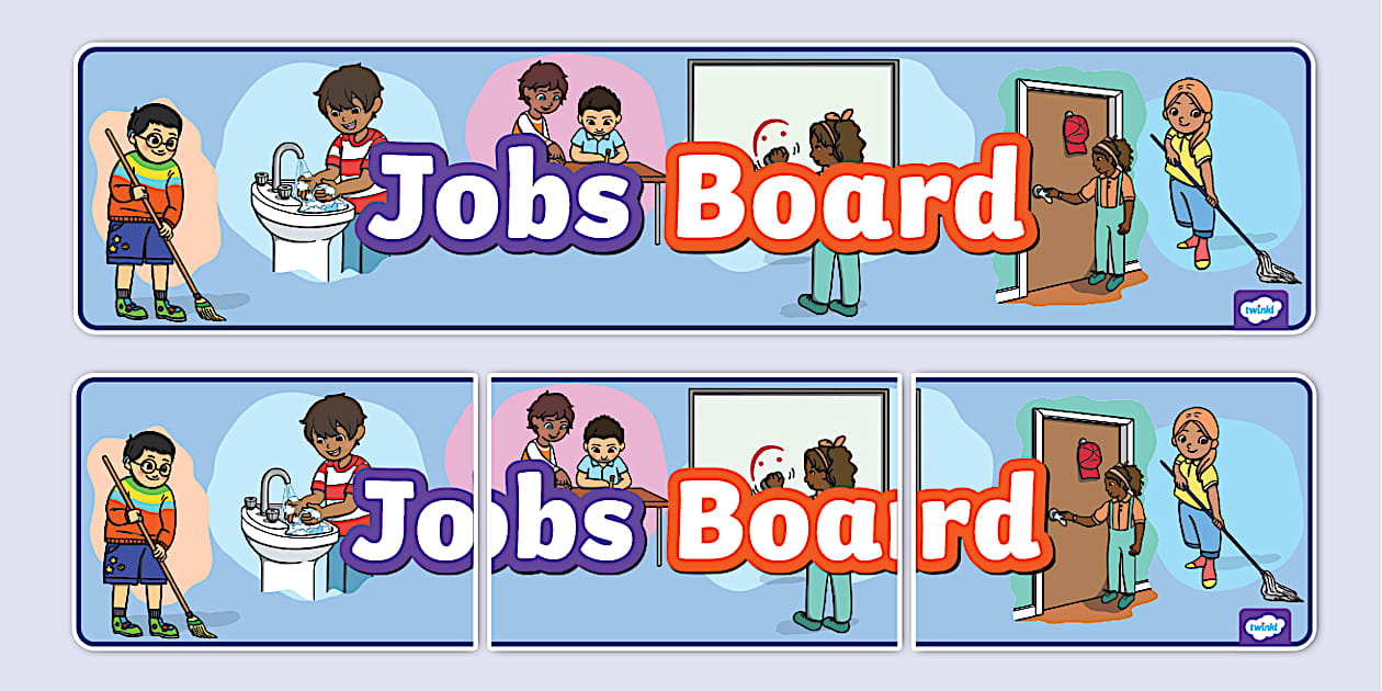 Jobs Board Display Banner (teacher made) - Twinkl