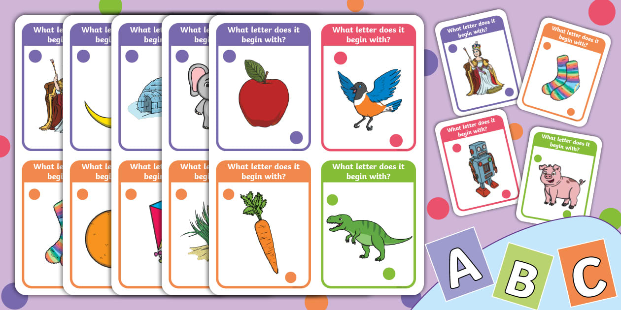 Alphabet Activity Cards (Name the Image)