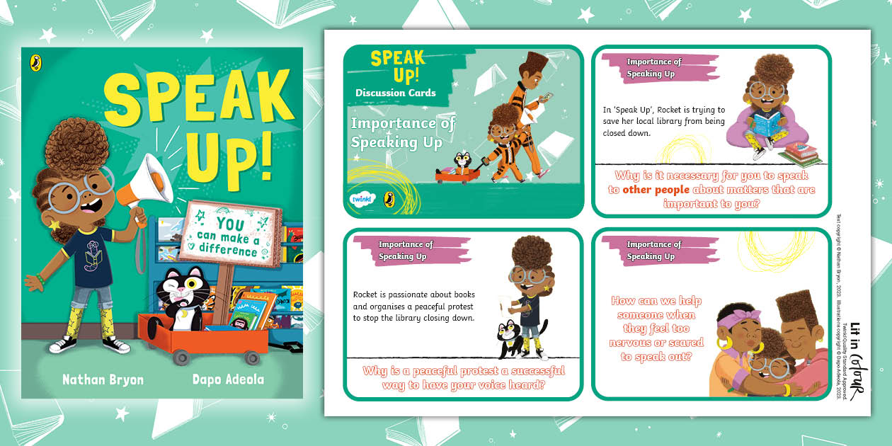 FREE! - Speak Up!: Importance of Speaking Up Discussion Cards