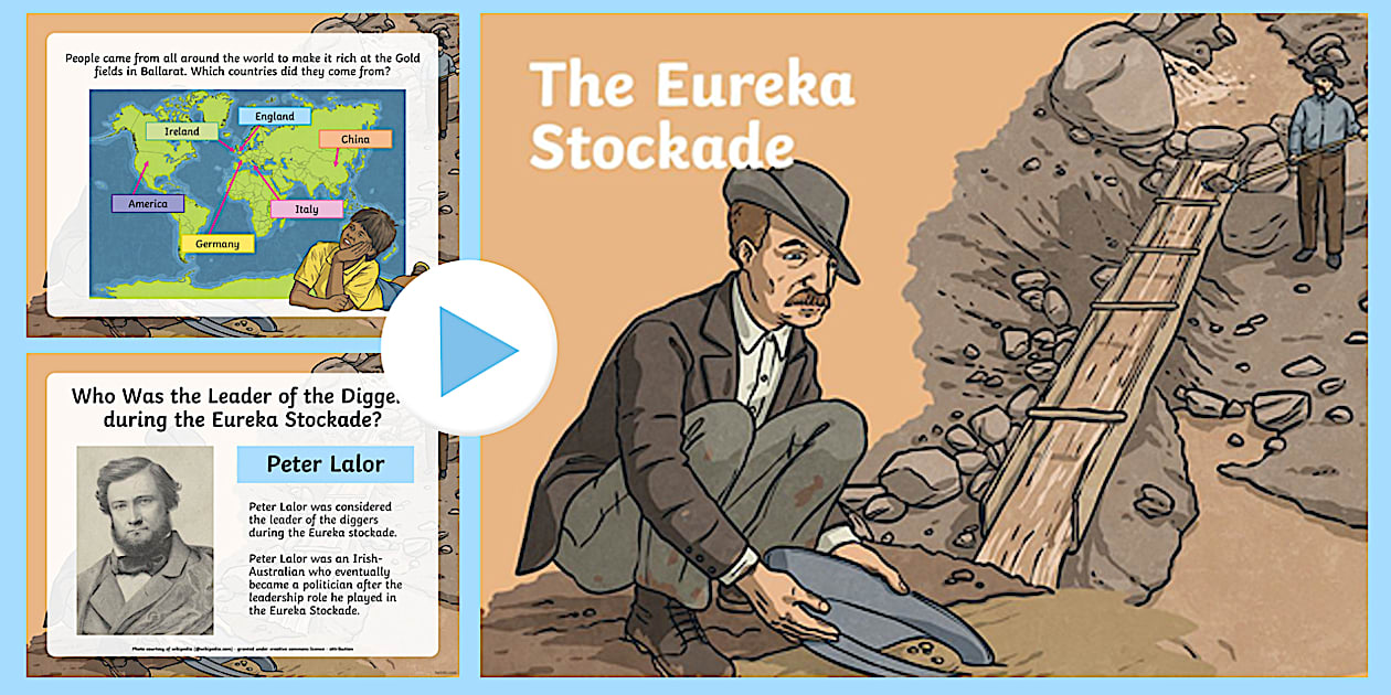 Eureka Stockade Discussion PowerPoint (teacher made)