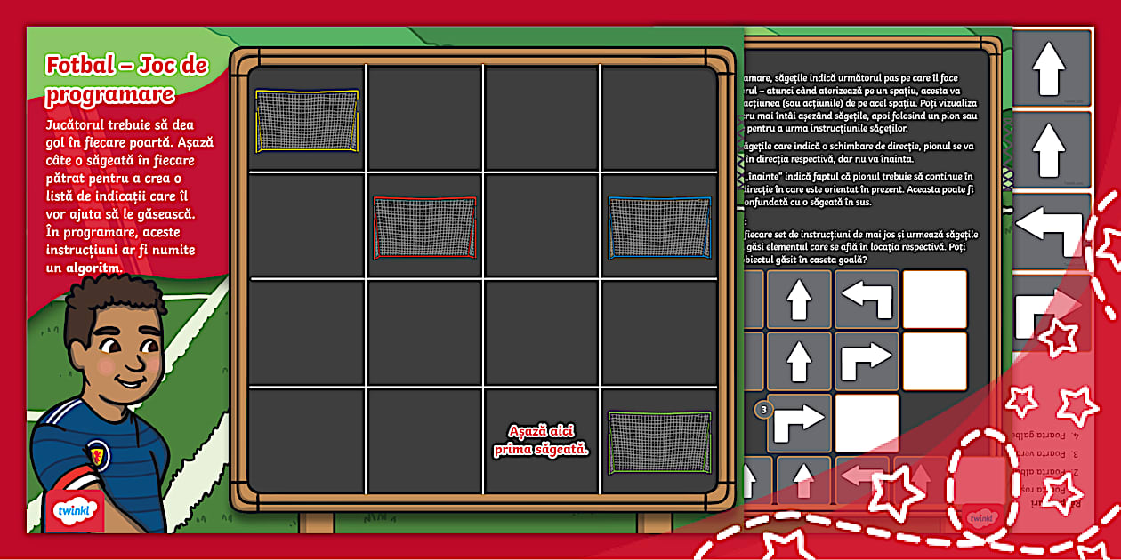 Fotbal – Joc de programare offline pentru copii - Twinkl