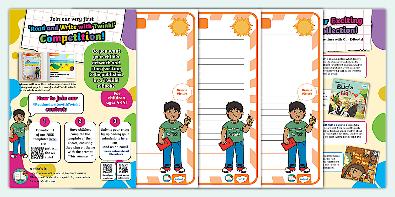 FREE! - Twinkl Read and Write Competition: Summer-Themed Writing & Reading