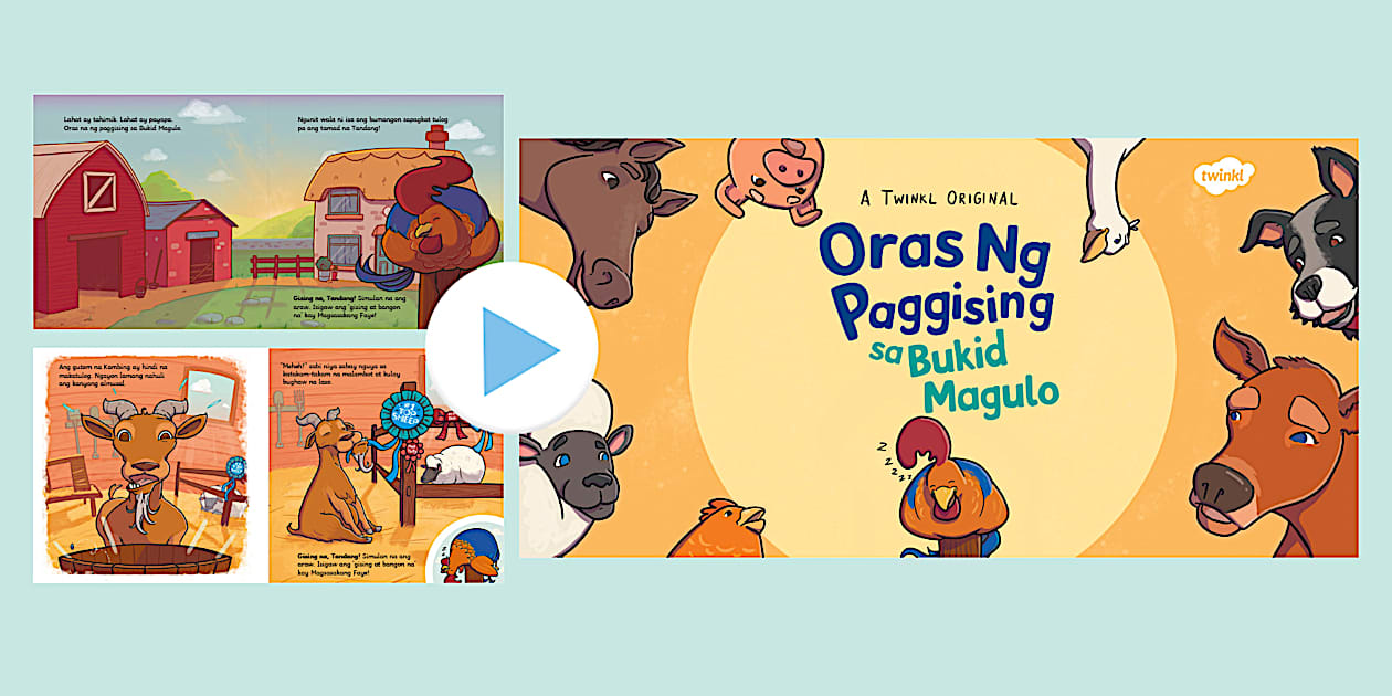 Oras Ng Paggising Sa Bukid Magulo | Grade 1 | Twinkl