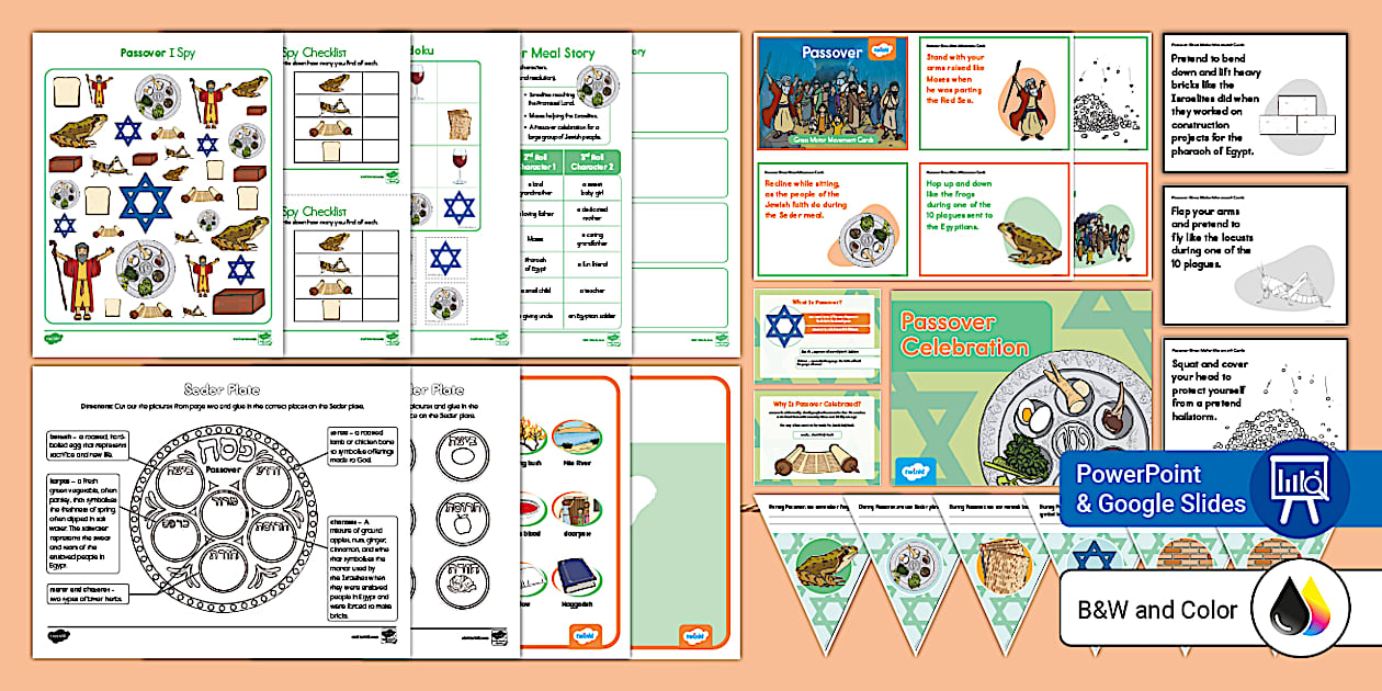 Passover Activity Pack for Younger Children (Teacher-Made)