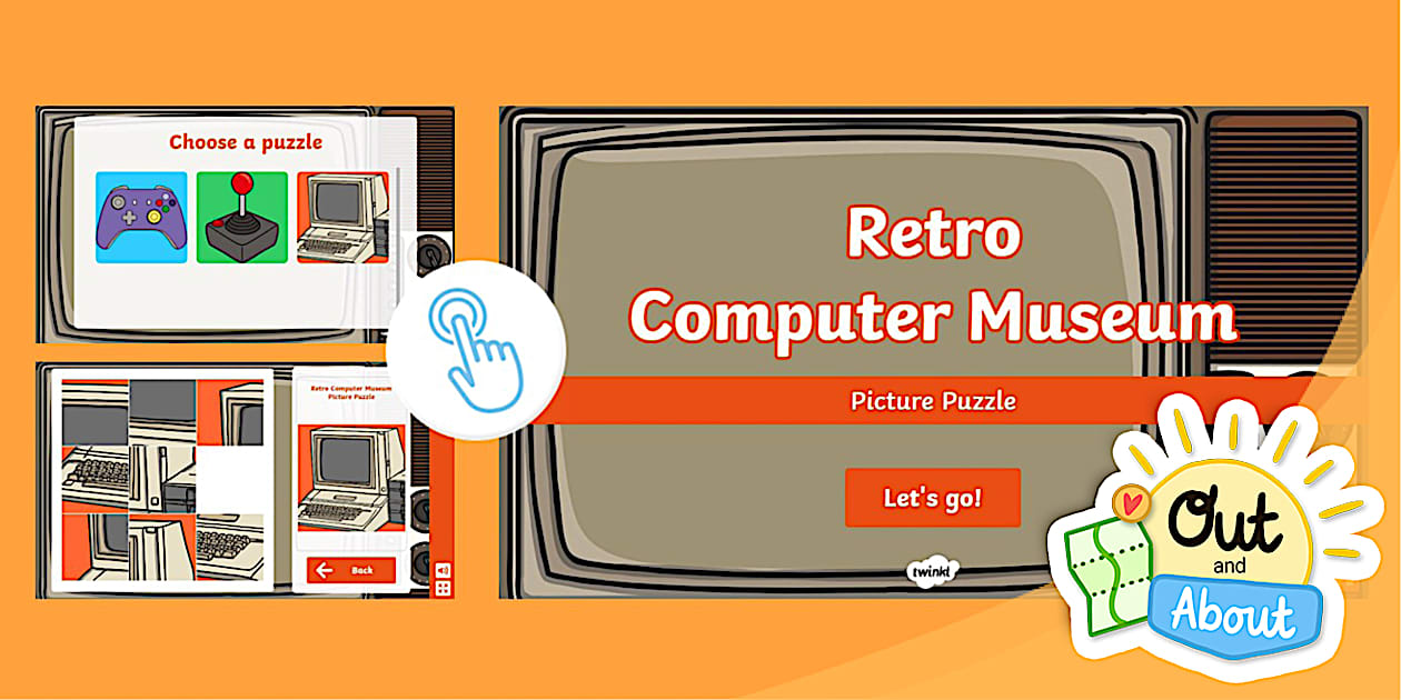 Retro Computer Museum Picture Puzzle (l'enseignant a fait)