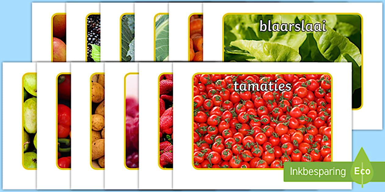 Vrugte en Groente Vertoonfoto's (Teacher-Made) - Twinkl