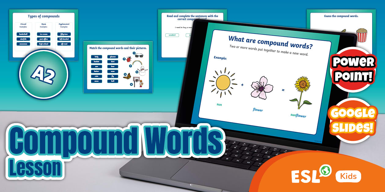 ESL Compound Words Lesson [Kids, A2]
