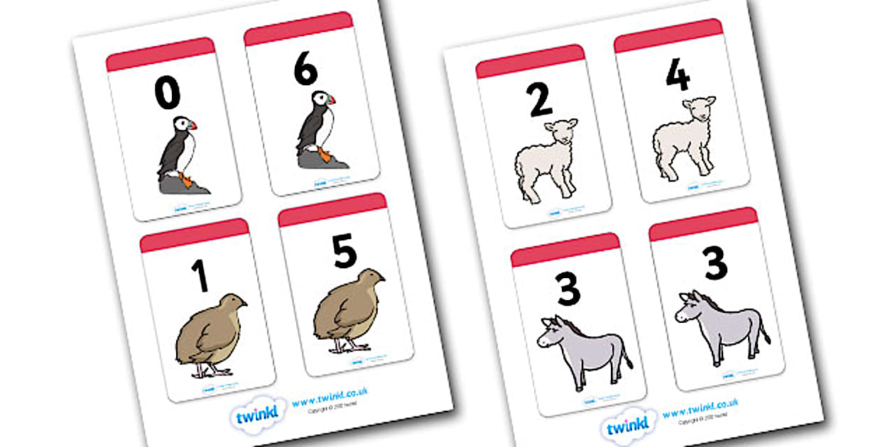 Number Bonds to 6 Matching Cards (Animals) (teacher made)