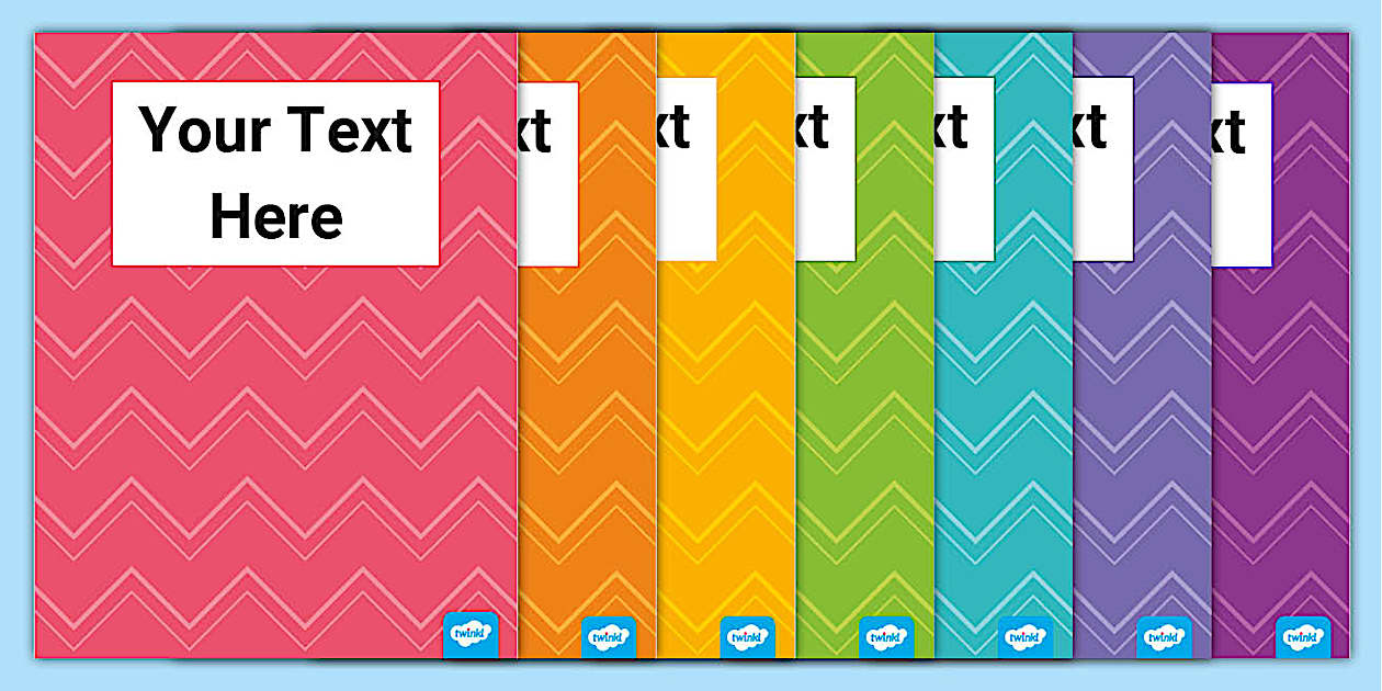 Editable Binder Covers Printable | Resource | Twinkl USA