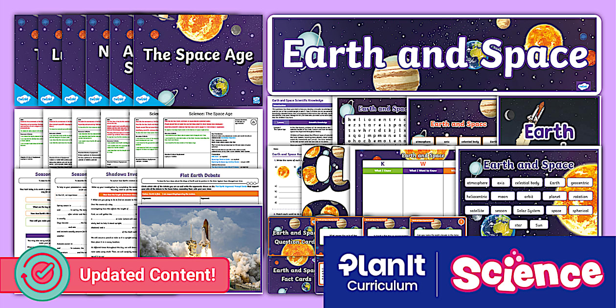 Y5 Earth And Space Unit Pack (teacher made) - Twinkl