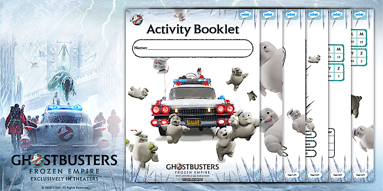FREE! - Ghostbusters: Activity Booklet (Teacher-Made)