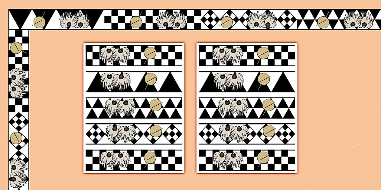 Native American Border Patterns | Native Alaska | Twinkl USA
