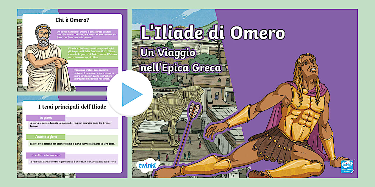 Iliade: PowerPoint (teacher made) - Twinkl