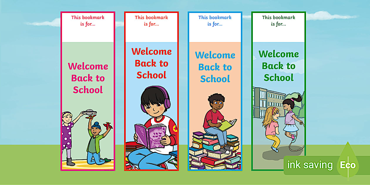 Back to School Bookmarks: Printable Resources for Reading