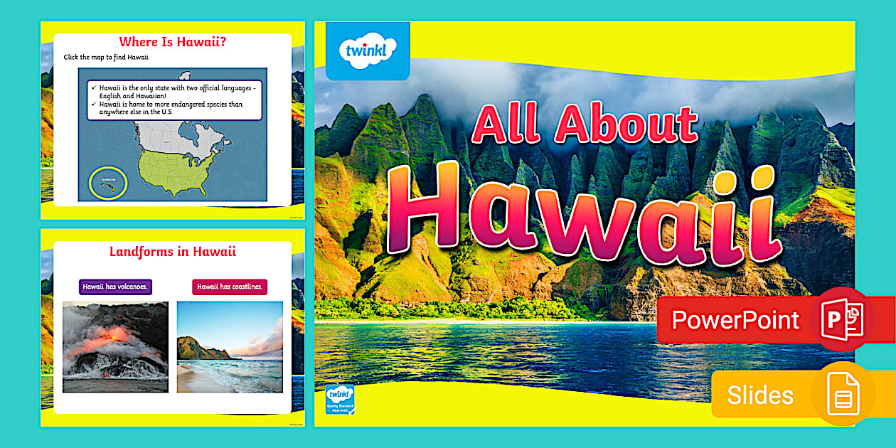 All About Hawaii PowerPoint & Google Slides for 3rd-5th Grade