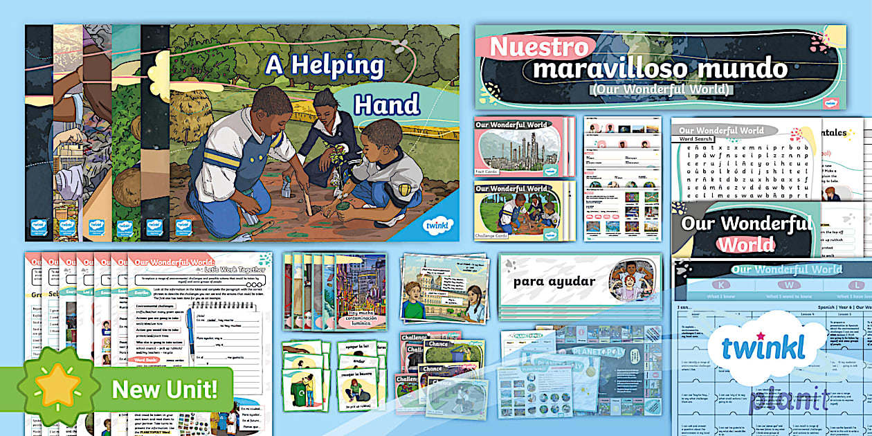 👉 PlanIt Year 6 Spanish Lesson Plans Pack: Our Wonderful World