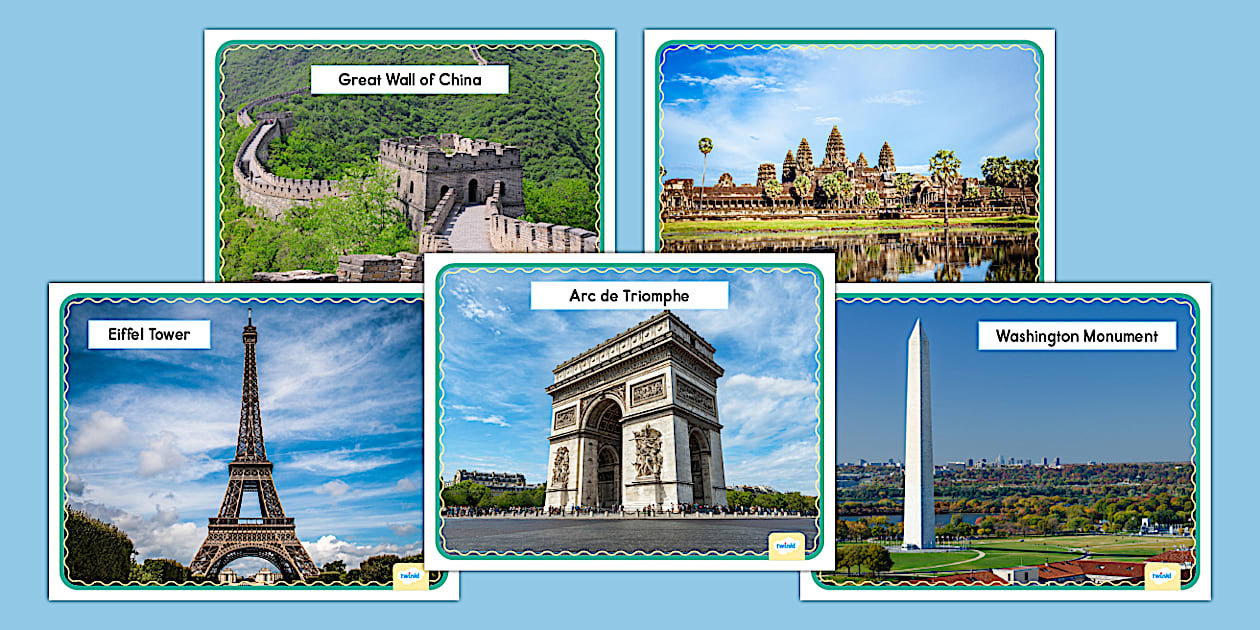 Monuments Around the World Photos (teacher made) - Twinkl