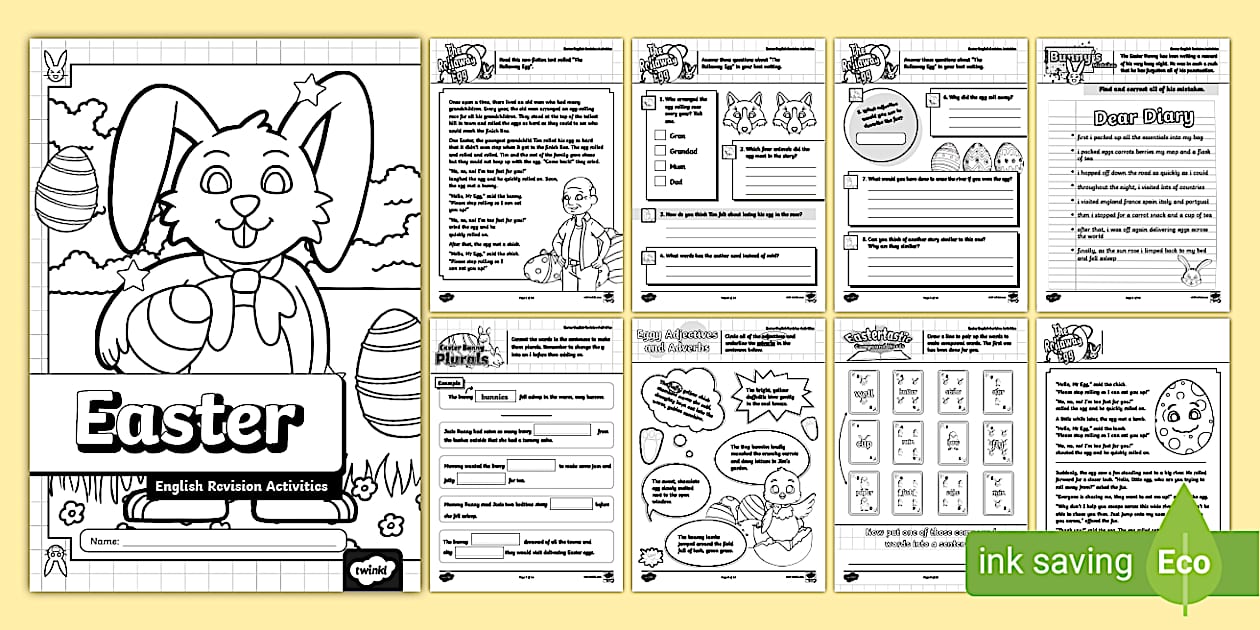 Easter Literacy Activities Booklet | Year 2 | Twinkl