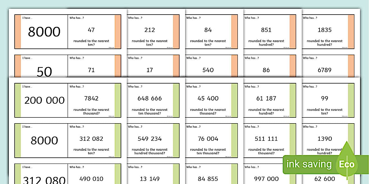 👉 Rounding Numbers Loop Cards - KS2 - Maths - Twinkl