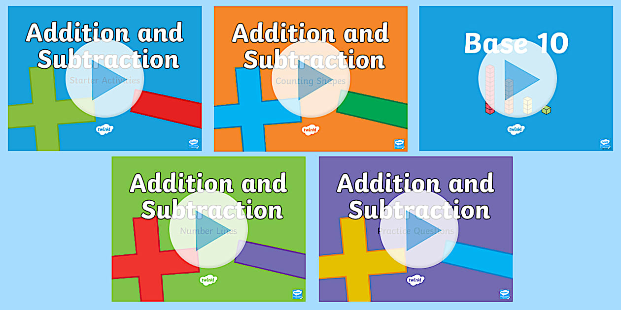 Addition and Subtraction Facts to 10 PowerPoint - Twinkl