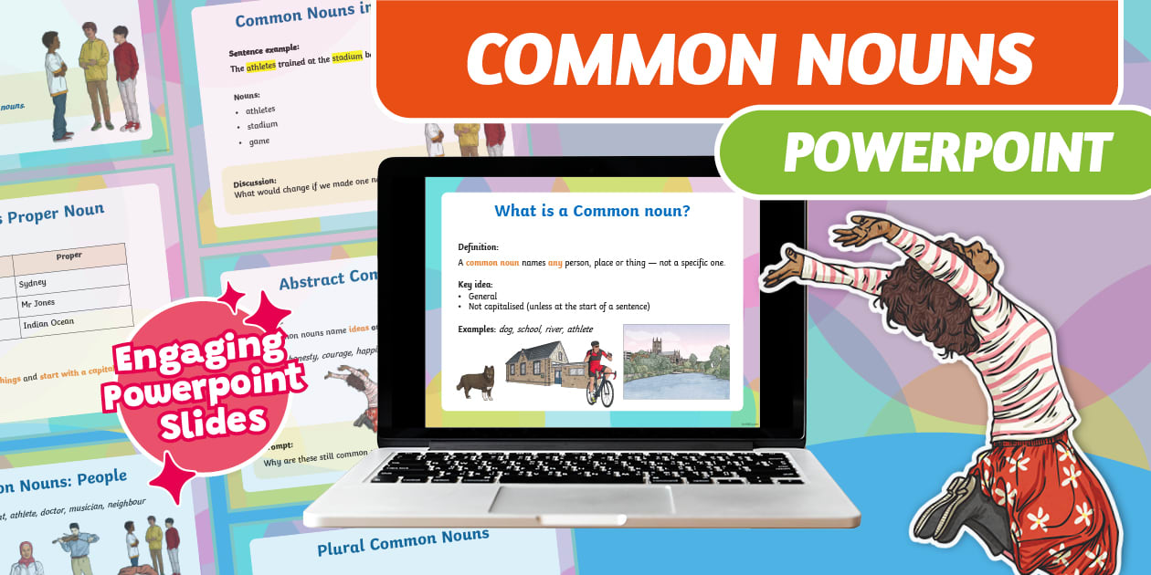 Common Nouns PowerPoint for Primary Grammar