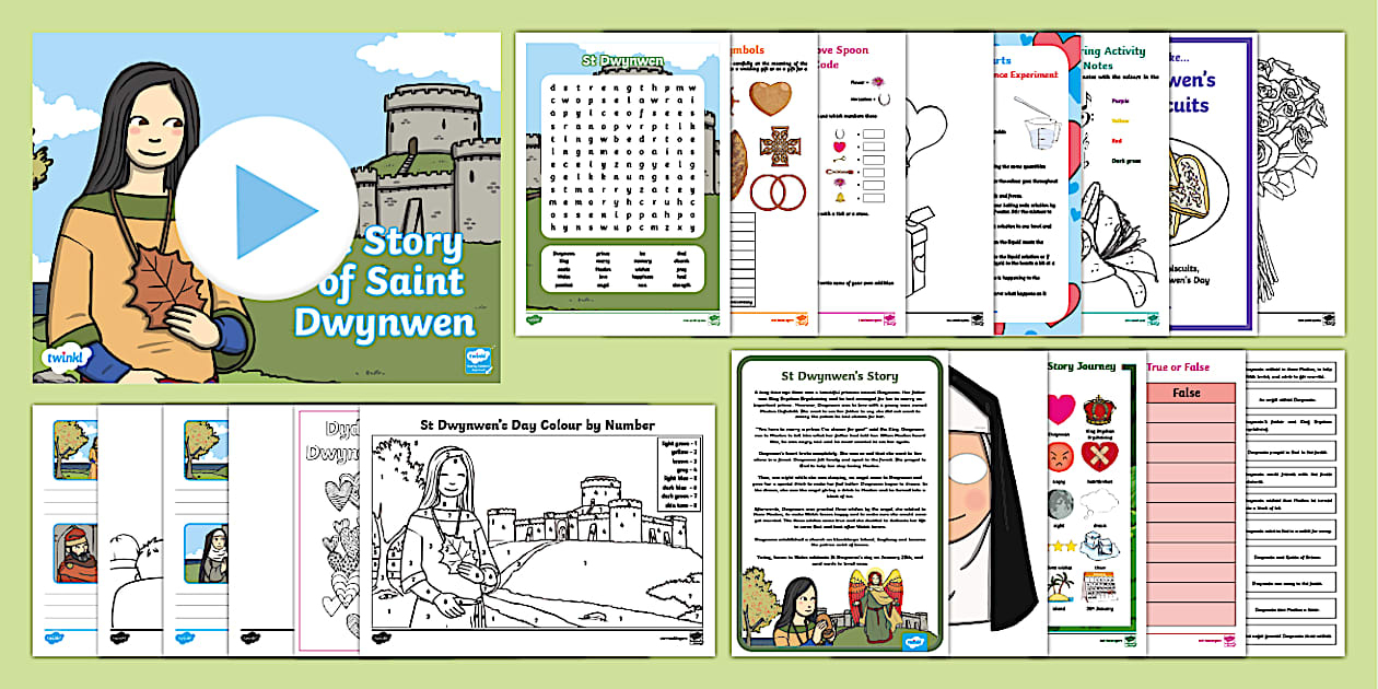 St Dwynwen's Day Resource Pack (teacher made) - Twinkl